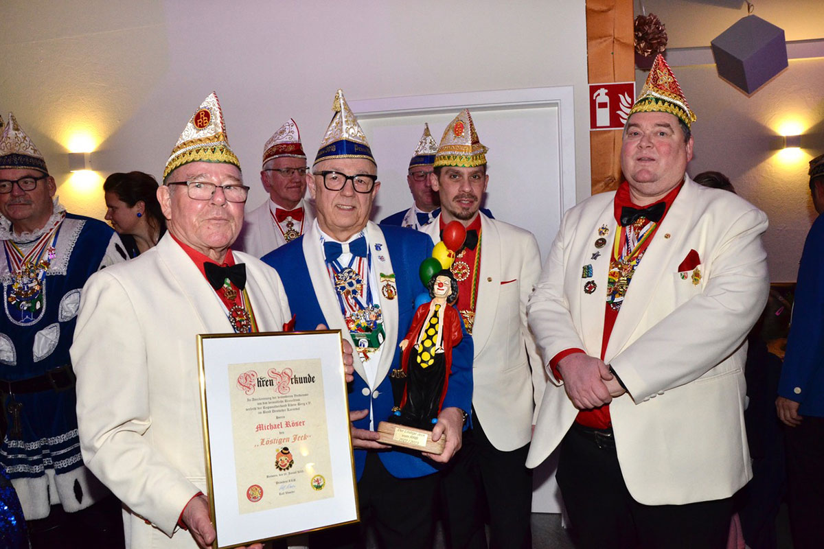 "Löstige Jeck" für Michael Röser - Oberberg-Aktuell