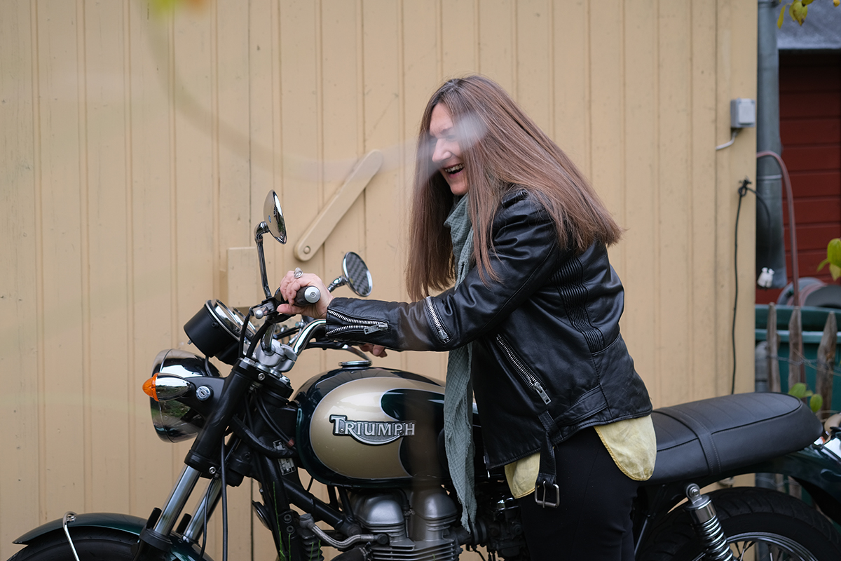 Auf einer Triumph durchs Oberbergische - Oberberg-Aktuell